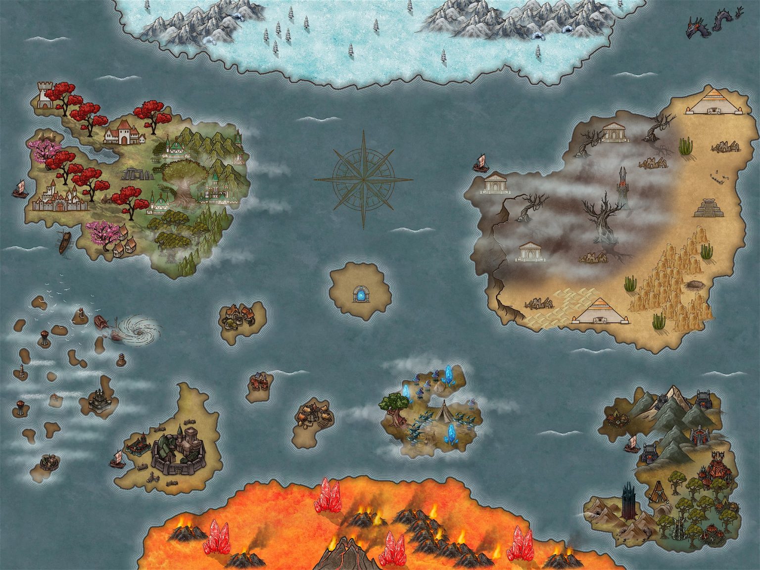 World Map - Elemist LARP